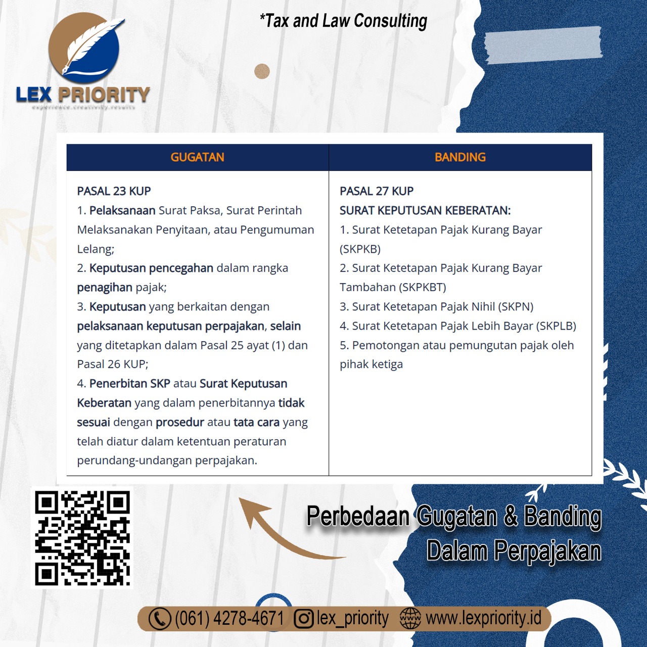 Gugatan & Banding dalam Perpajakan, Berikut Penjelasannya - lex priority